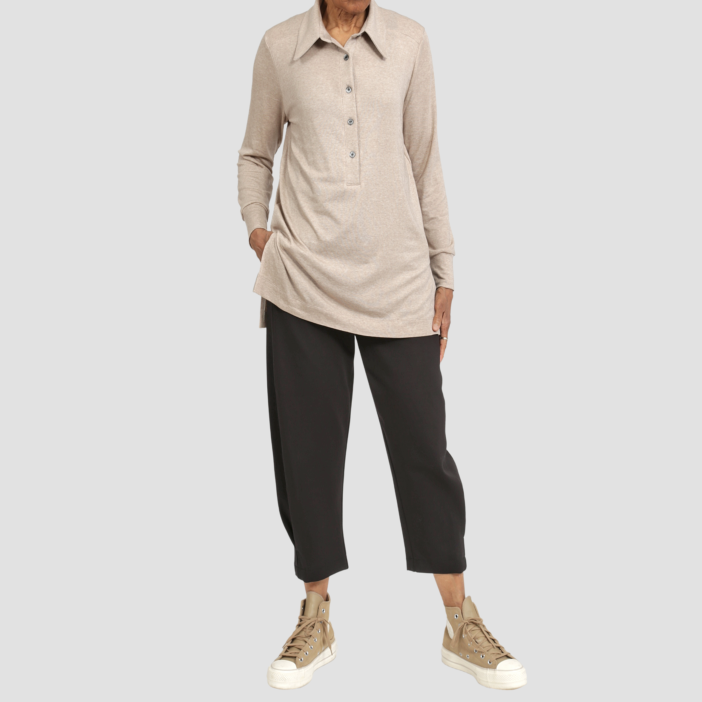 SIMON ARCHER POLO Oatmeal – AYRTIGHT